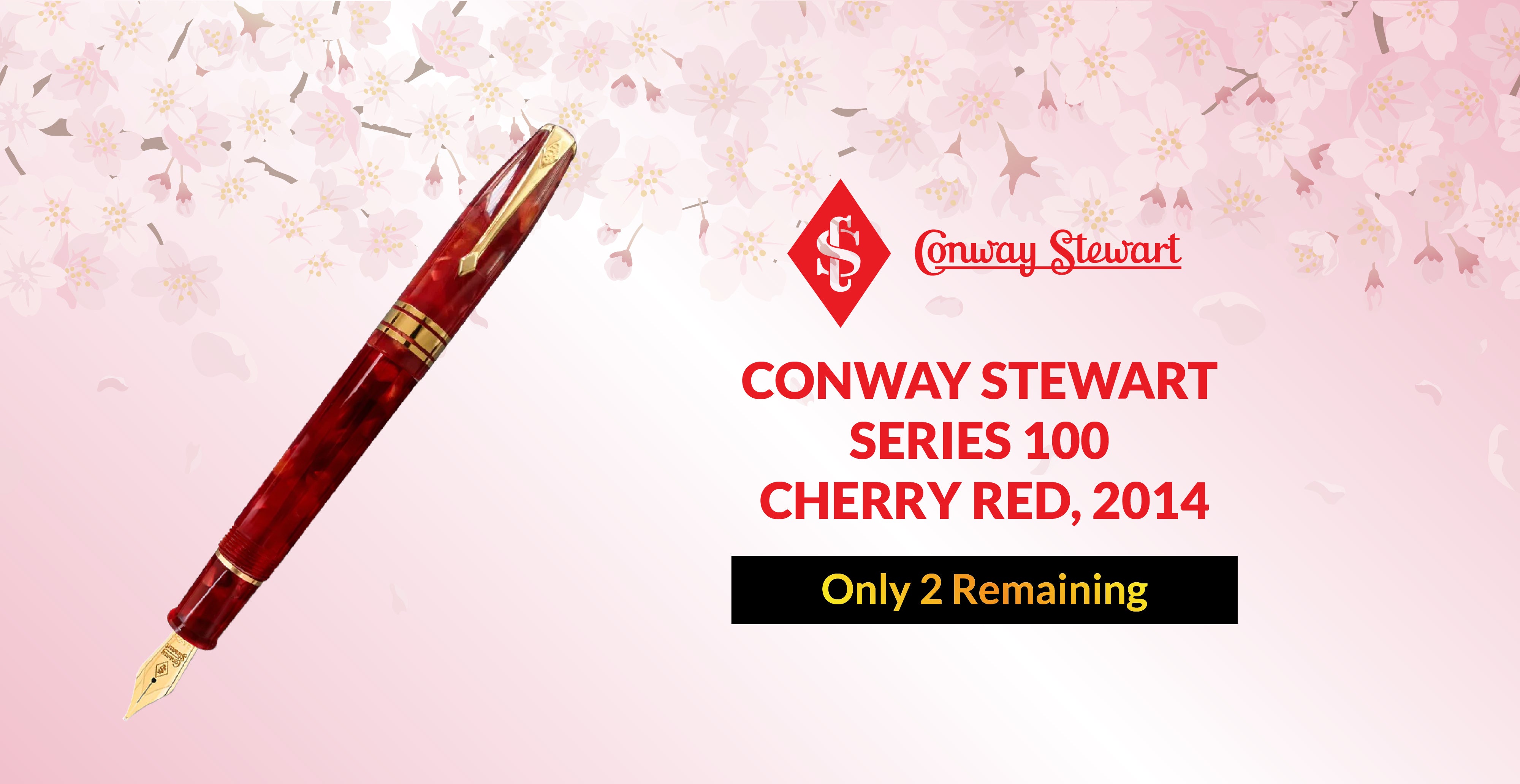 Get Your Hands on the Limited Edition Conway Stewart Series 100 Cherry ...