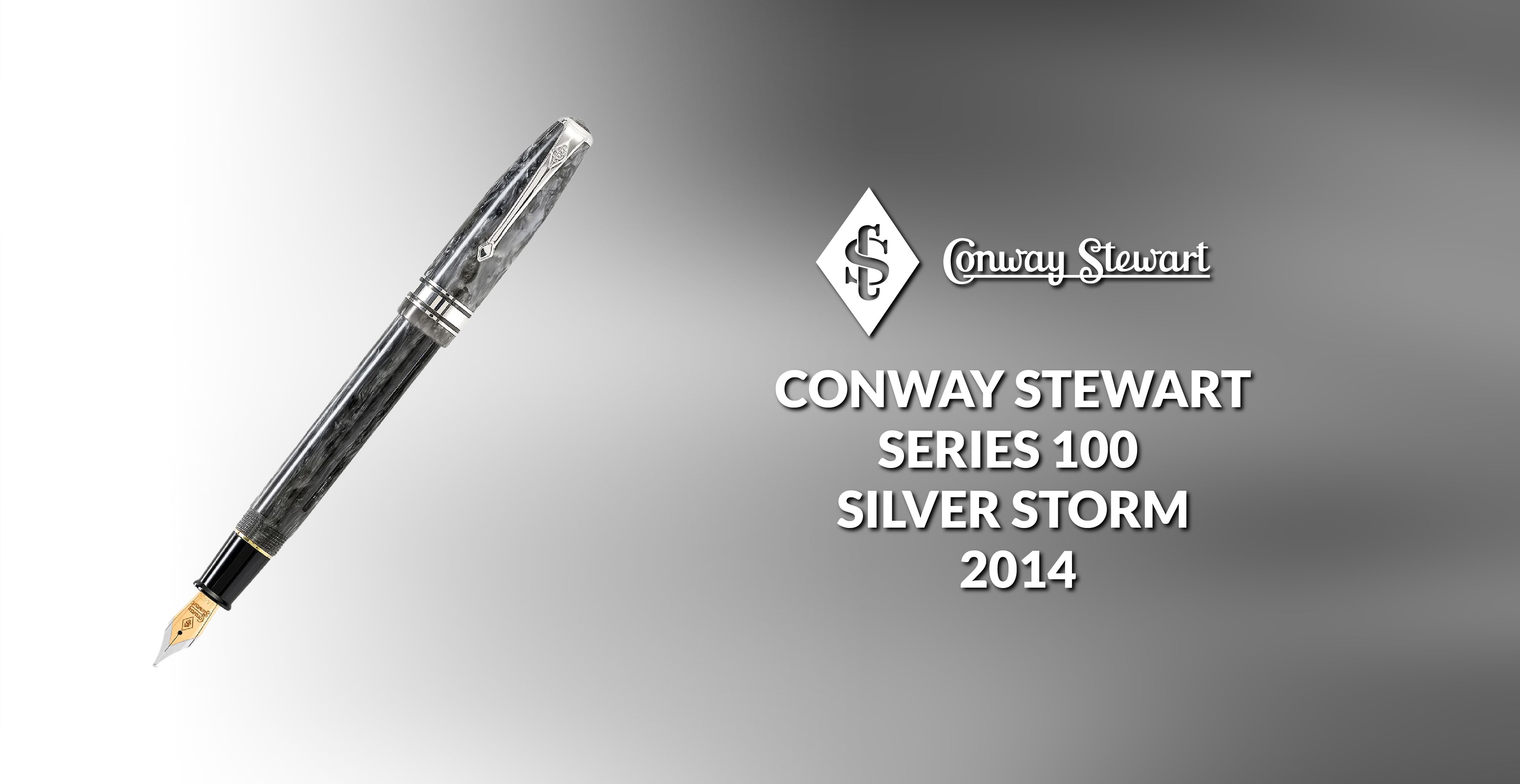 Discover the Limited Edition Conway Stewart Series 100 in Silver Storm ...