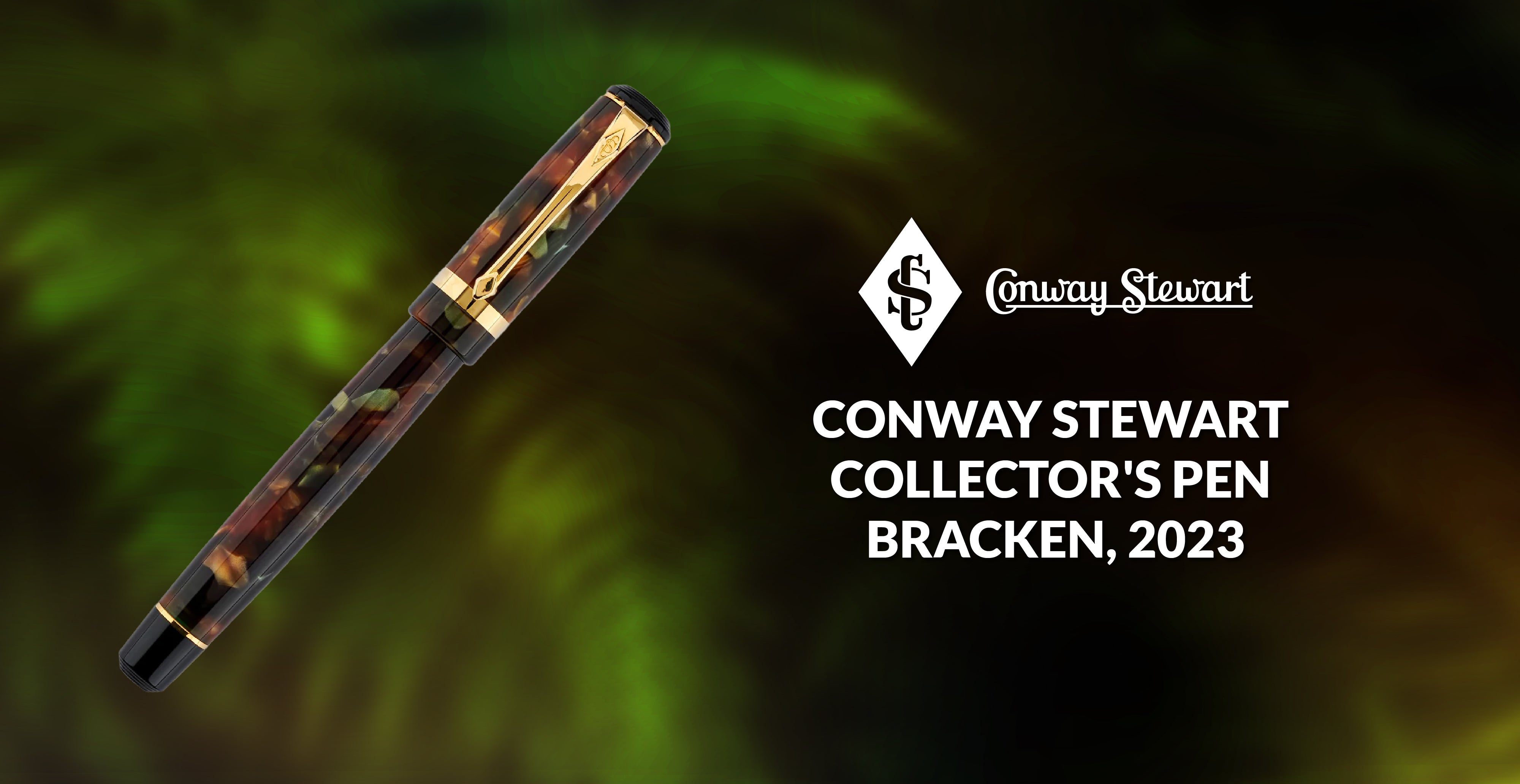 Limited Edition Conway Stewart Collector's pen - Bracken | Pen ...