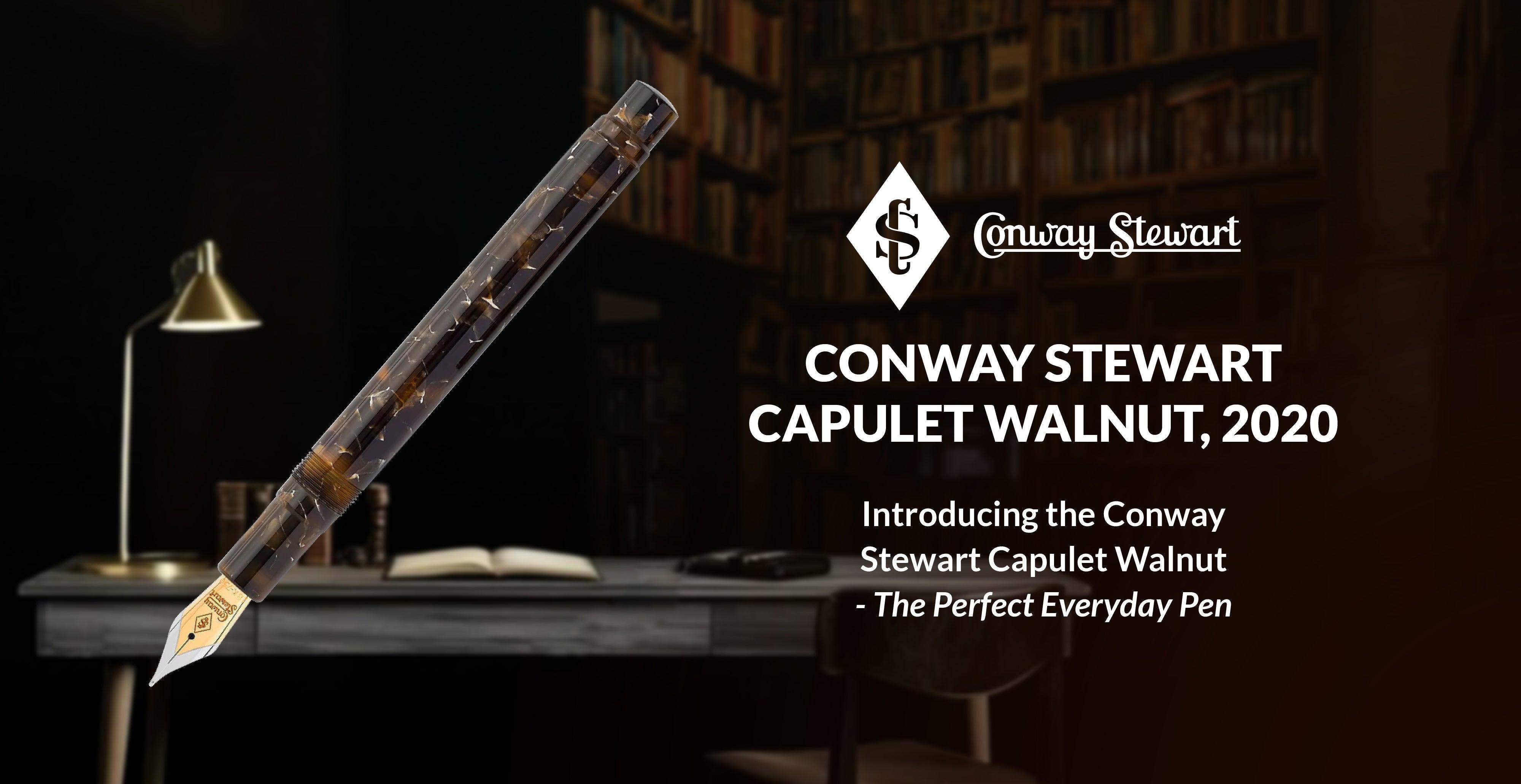 Conway Stewart Capulet Walnut - The Entry Model to the Brand | Conway ...